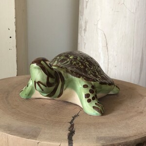 Gorgeous Vintage Brush Mccoy Pottery Turtle Figurine. Please READ ...