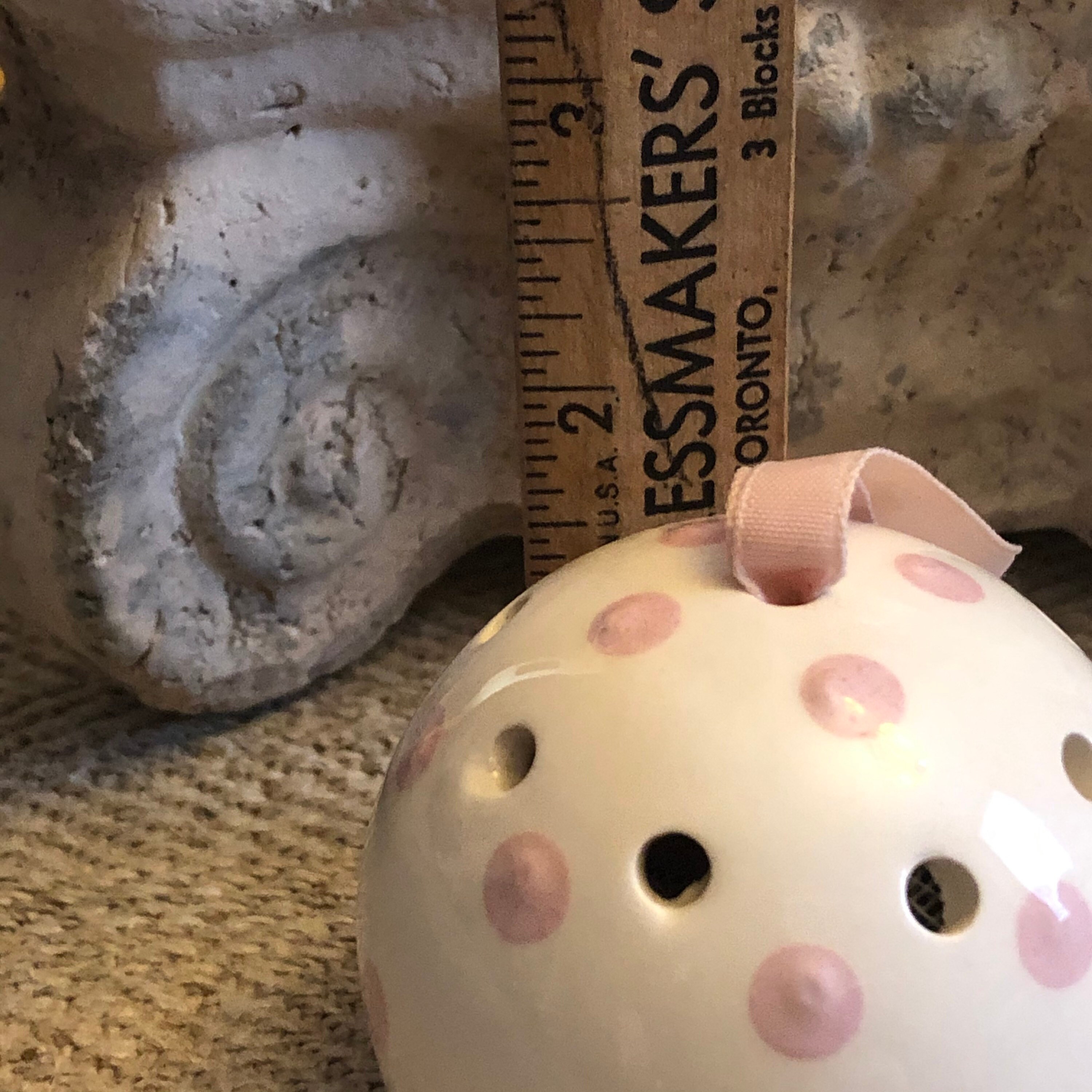 Lot of two vintage very pretty Ye Olde Ceramic Pomanders made | Etsy