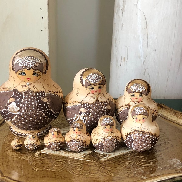 Wood Nesting Dolls - Etsy