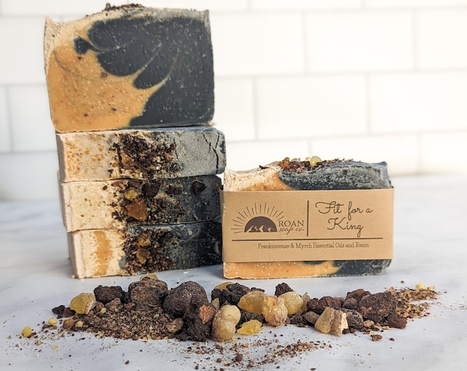 Fit for a King Soap-frankincense and Myrrh Soap-handmade Soap-artisan Soap-cold Process Soap-all ...