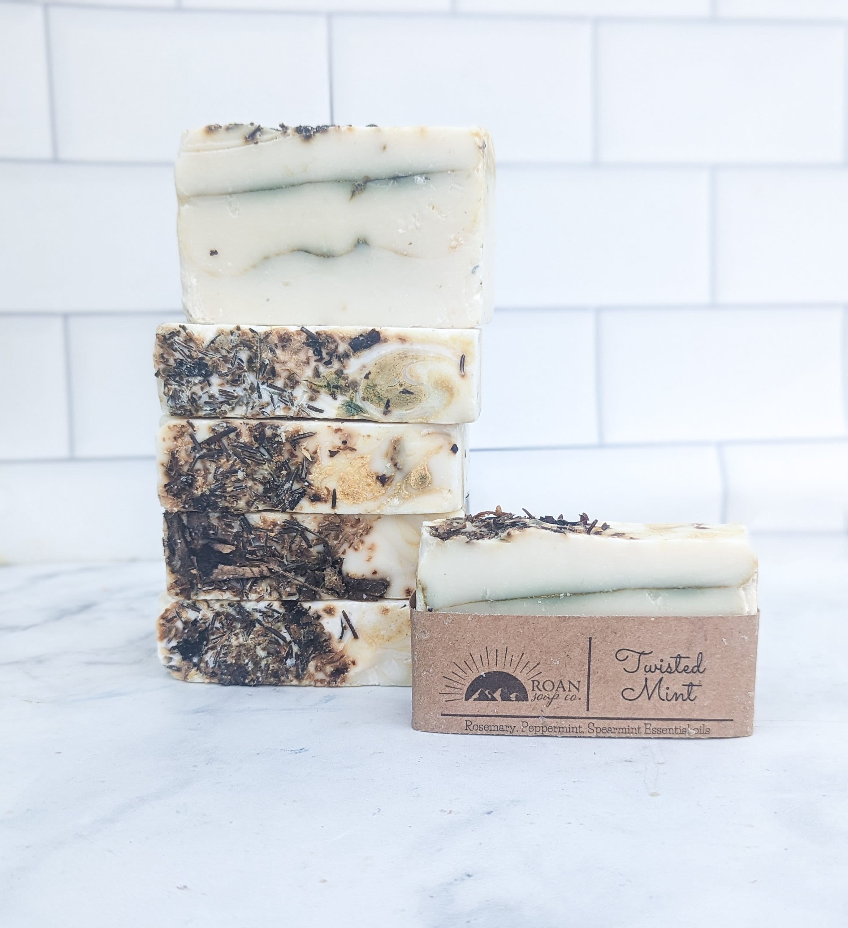 Twisted Mint Soap-cold Process Soap-handmade Soap-all Natural Soap ...