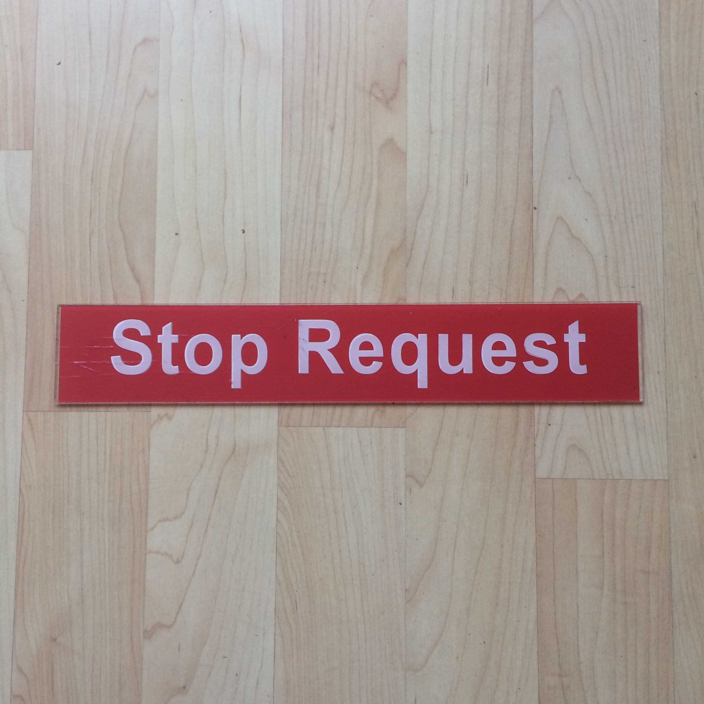 San Francisco Muni Stop Request Sign - Etsy