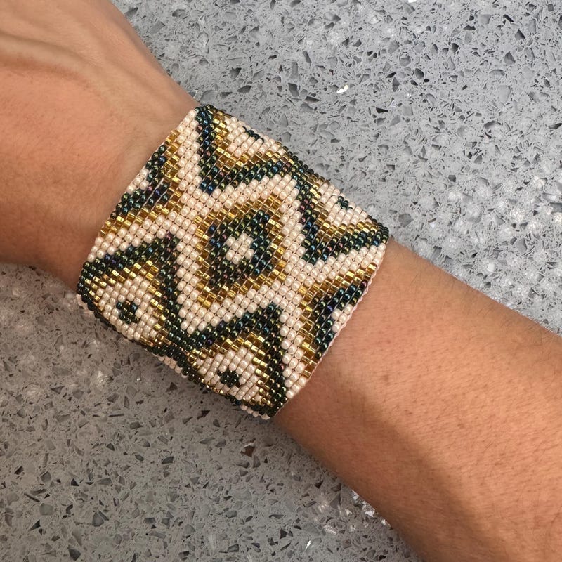 Beaded Cuffs - Etsy