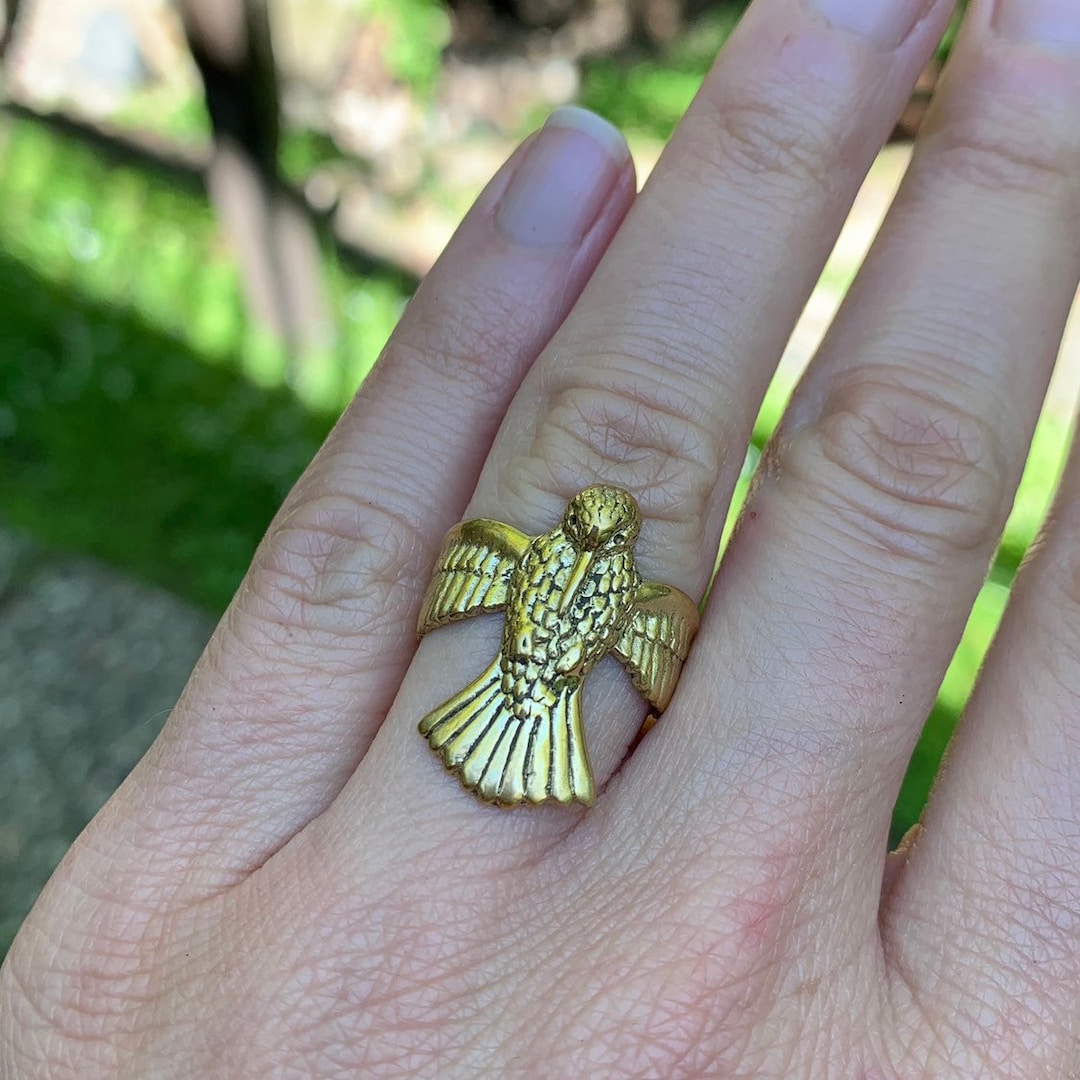 Hummingbird Medicine Ring - Etsy