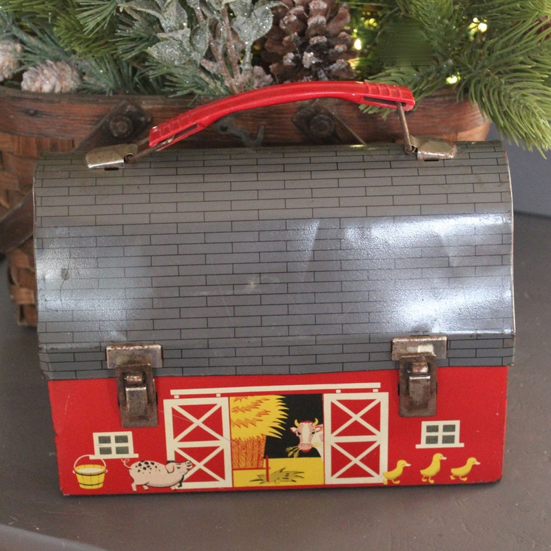 Vintage Lunch Box - Etsy