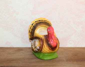 Vintage Turkey Planter, Thanksgiving, Lefton Japan - Etsy
