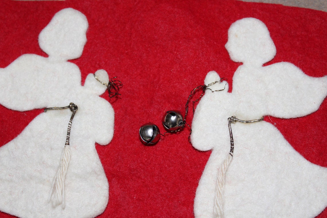 Vintage Felt Angel Shapes Vintage Christmas Craft Supply | Etsy