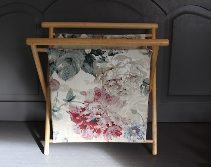 Vintage Folding Knitting Caddy Craft Folding Craft Caddy Folding Yarn ...