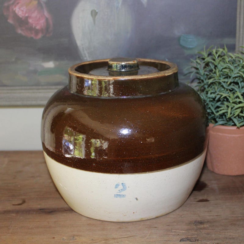 Stoneware Crock - Etsy