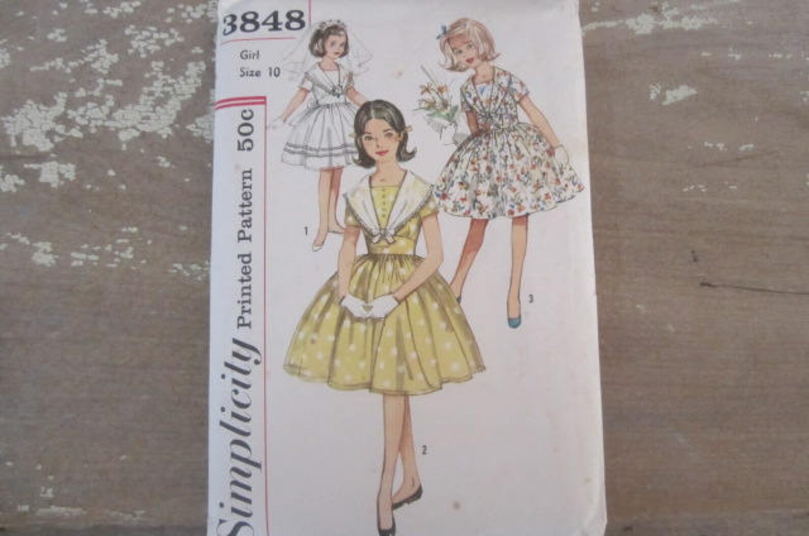 Vintage Simplicity 3848 Printed Sewing Pattern 1960 Child Size - Etsy