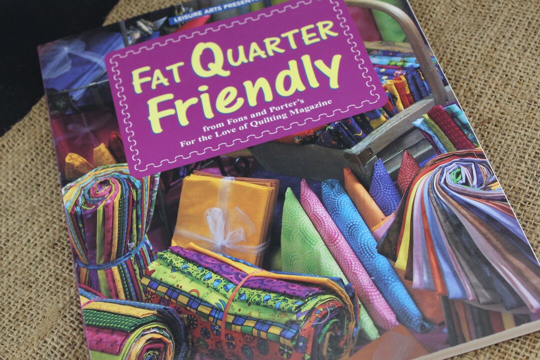 Fat Quarter Friendly Quilt Pattern Book - Etsy