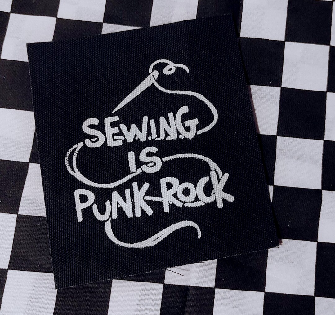 Sewing is Punk DIY PUNK PATCH - Etsy
