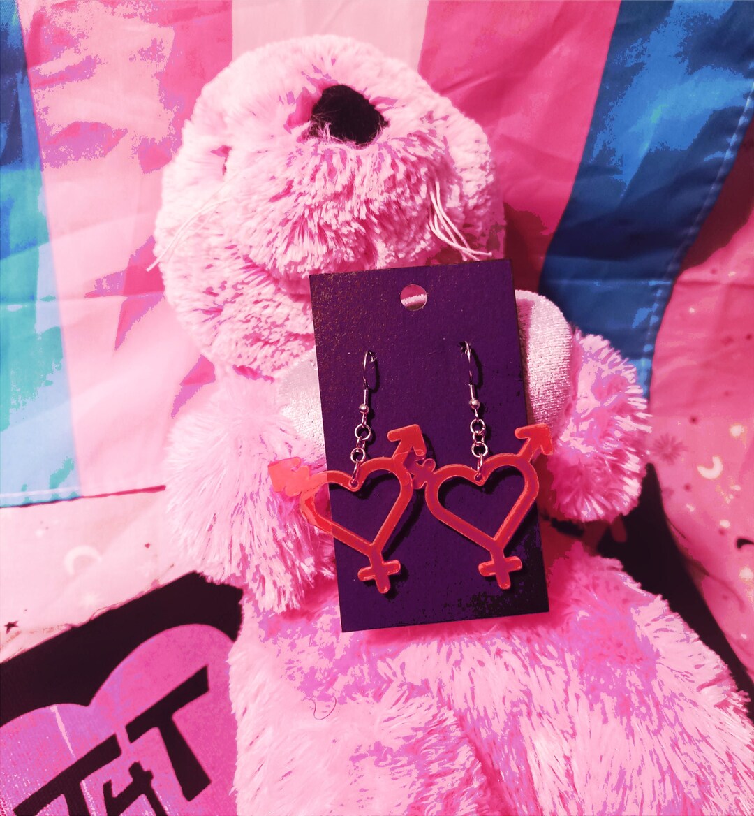 LOVECORE GENDER Acrylic Earrings - Etsy