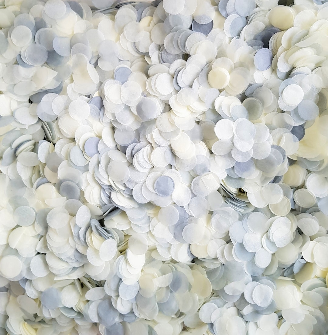 Biodegradable Confetti - Grey & Ivory Wedding Confetti Mix Perfect ...