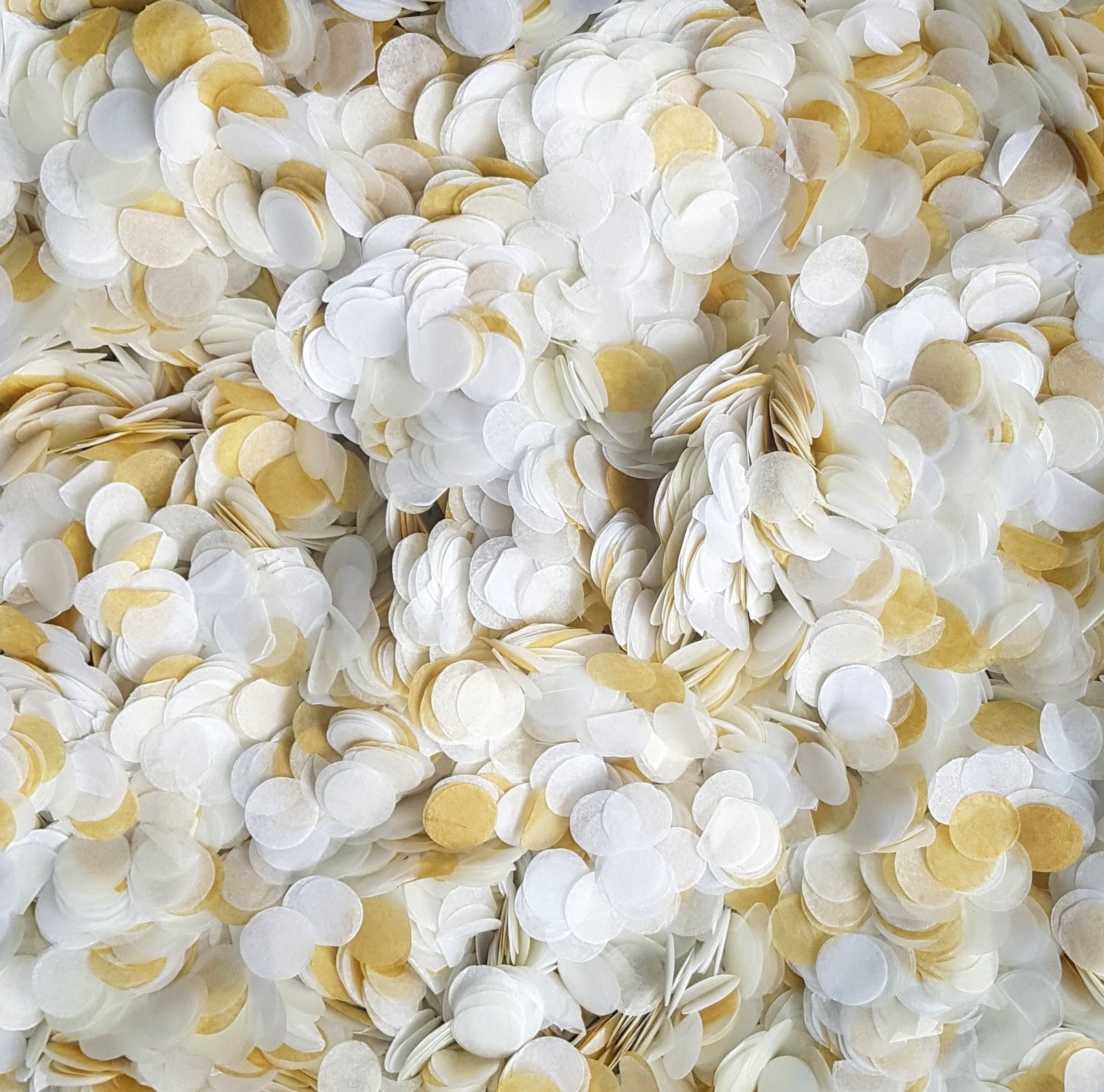 Biodegradable Confetti Neutral Paper Confetti Mix White - Etsy
