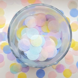 Spring Pastel Confetti Circles - Biodegradable Confetti, Perfect for ...