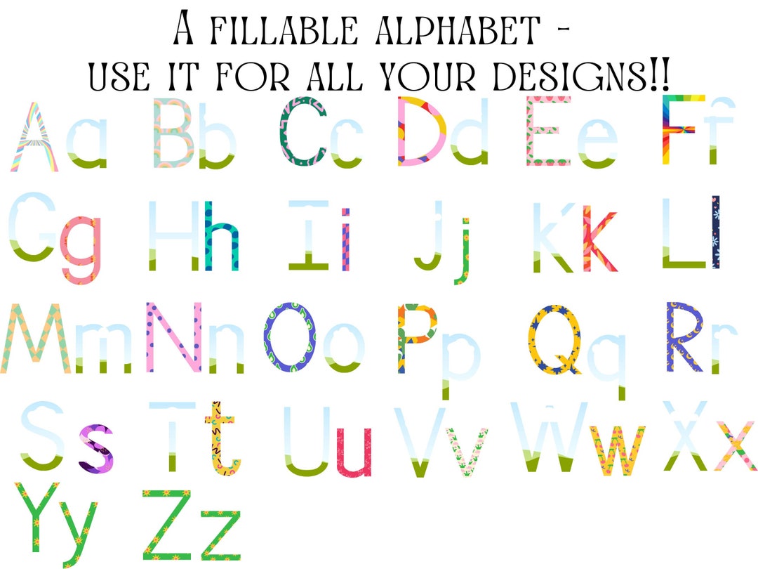 Canva Frames, Fill Your Own Letters, Canva Template, Canva Letters ...