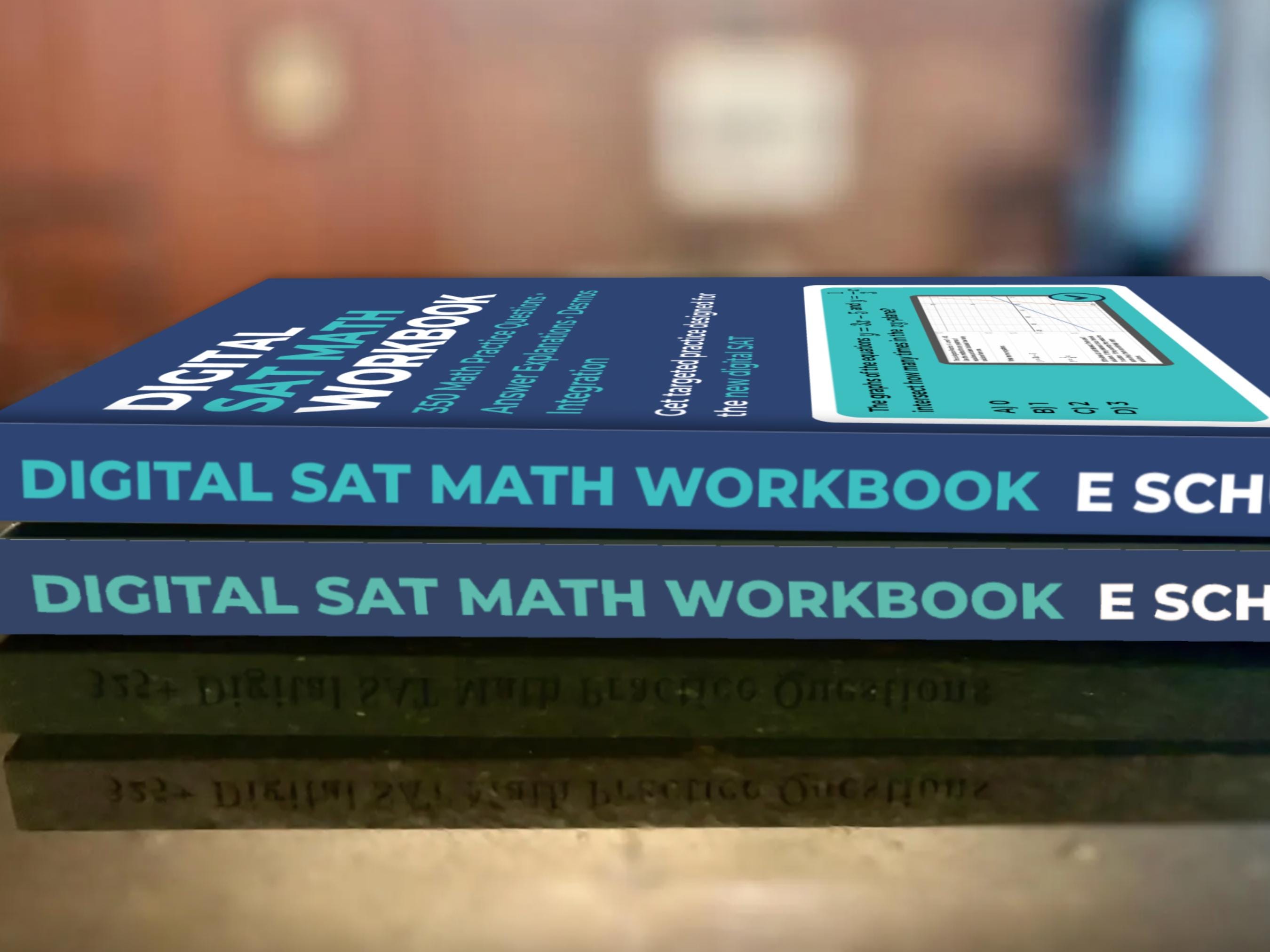Digital SAT Math Workbook: High School Test Prep Study Guide (paperback ...