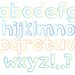 Doodle Fillable Letters: Drag & Drop Canva Alphabet (digital Download ...