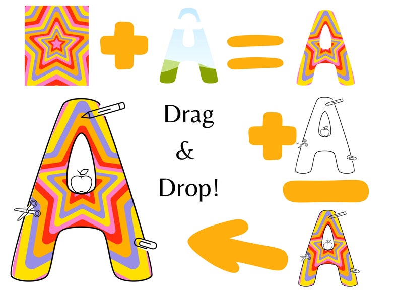 Fill Your Own Doodle Letters, Transparent Letters PNG, Drag and Drop ...