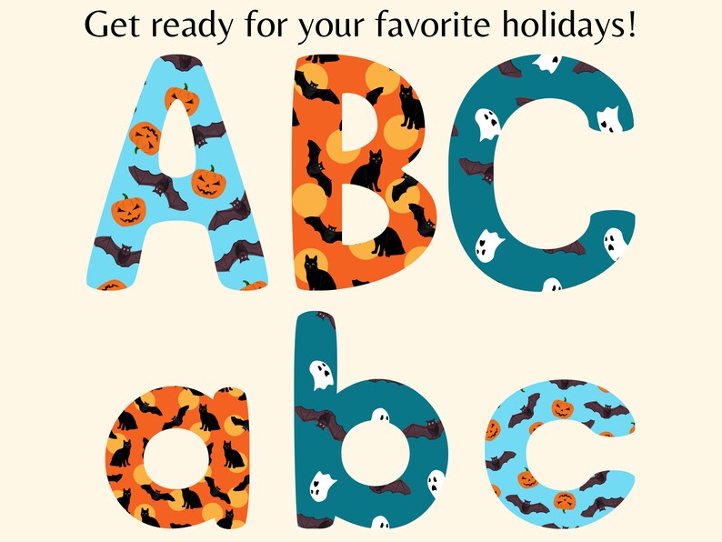 Doodle Fillable Letters: Drag & Drop Canva Alphabet (digital Download ...