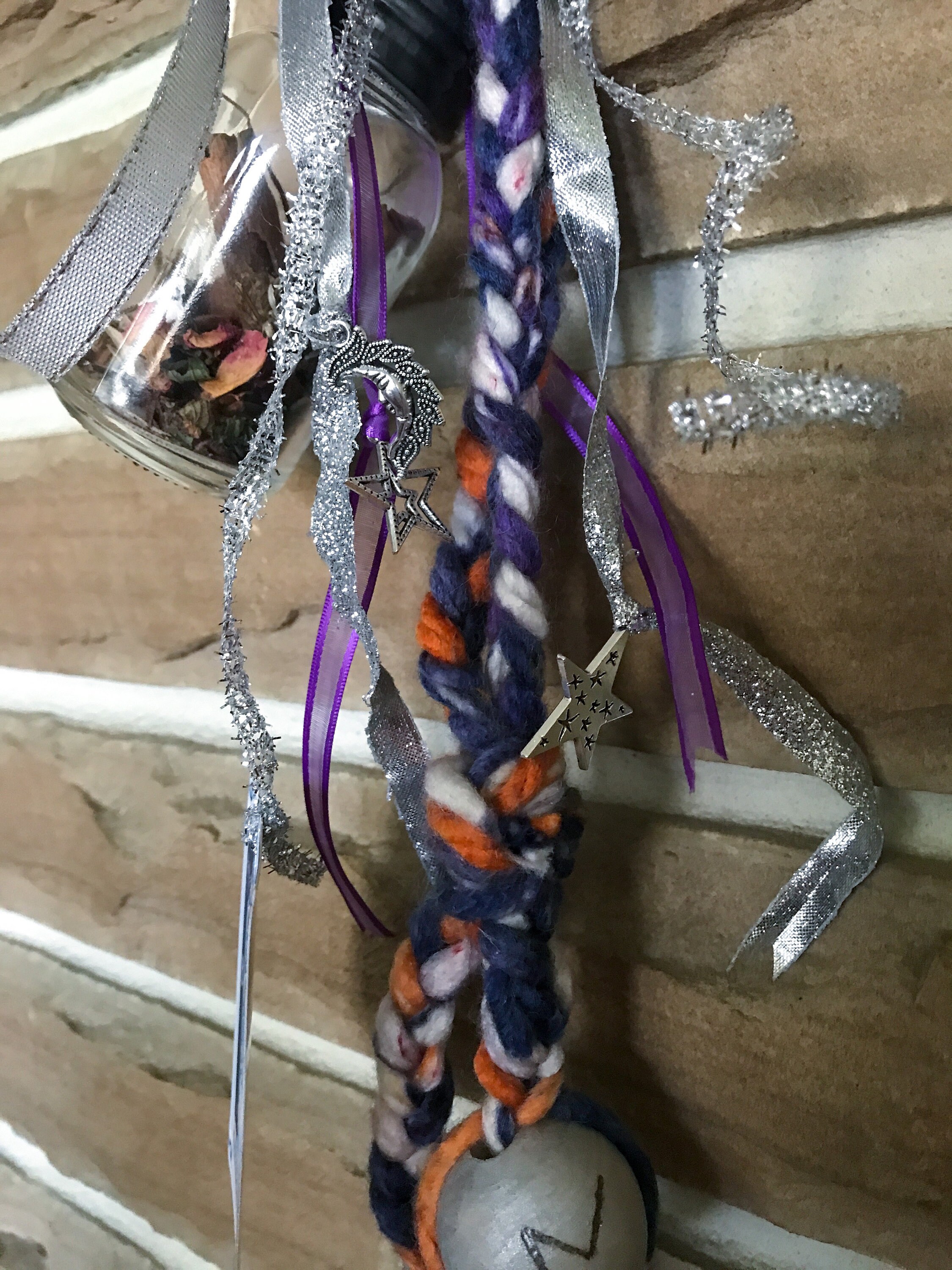 Psychic Spell Cord, Witch ladder cord for Psychism