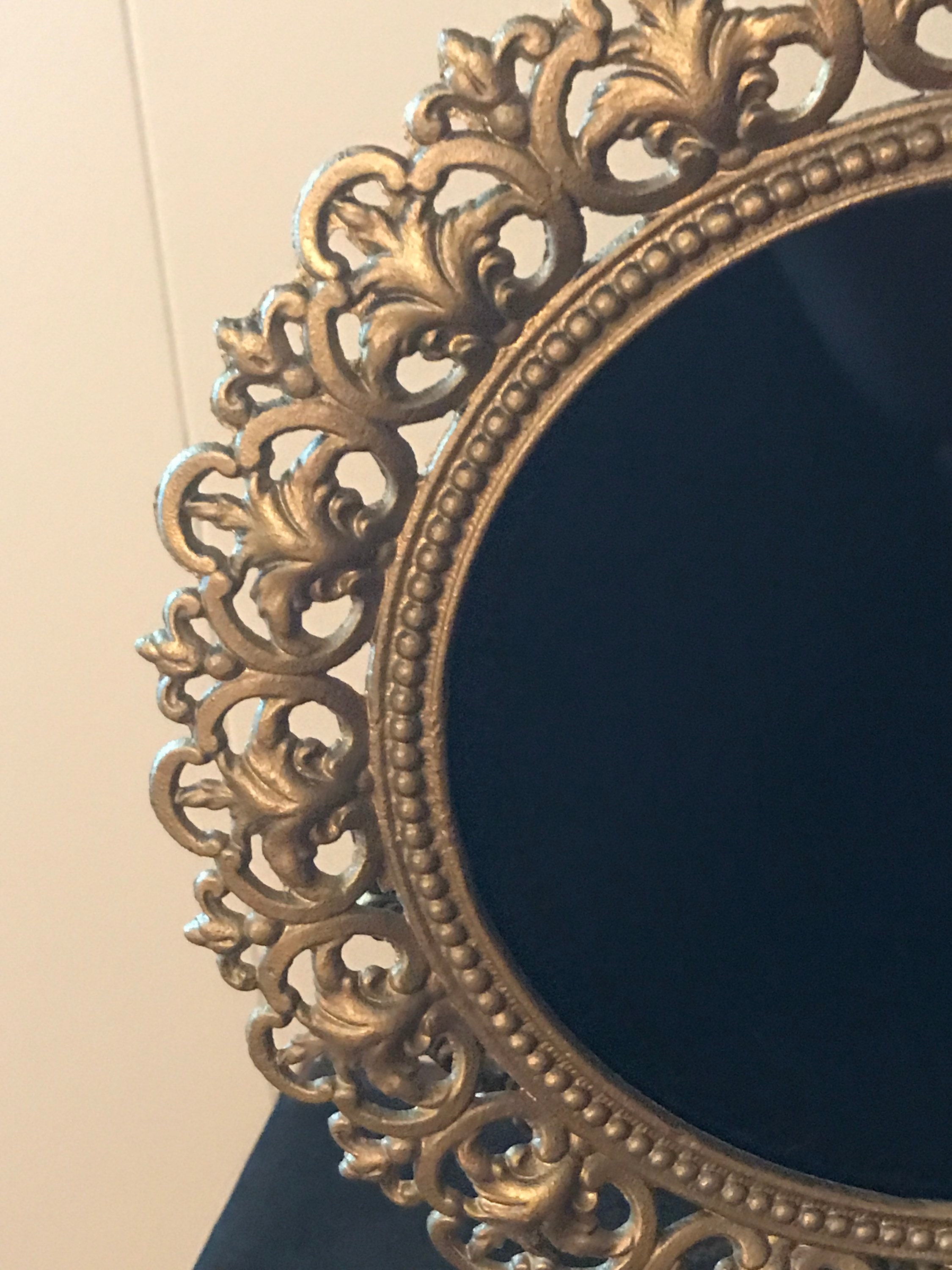 Payment 2 for Adrianne Extra Large Vintage Cast Iron Scrying Mirror ...