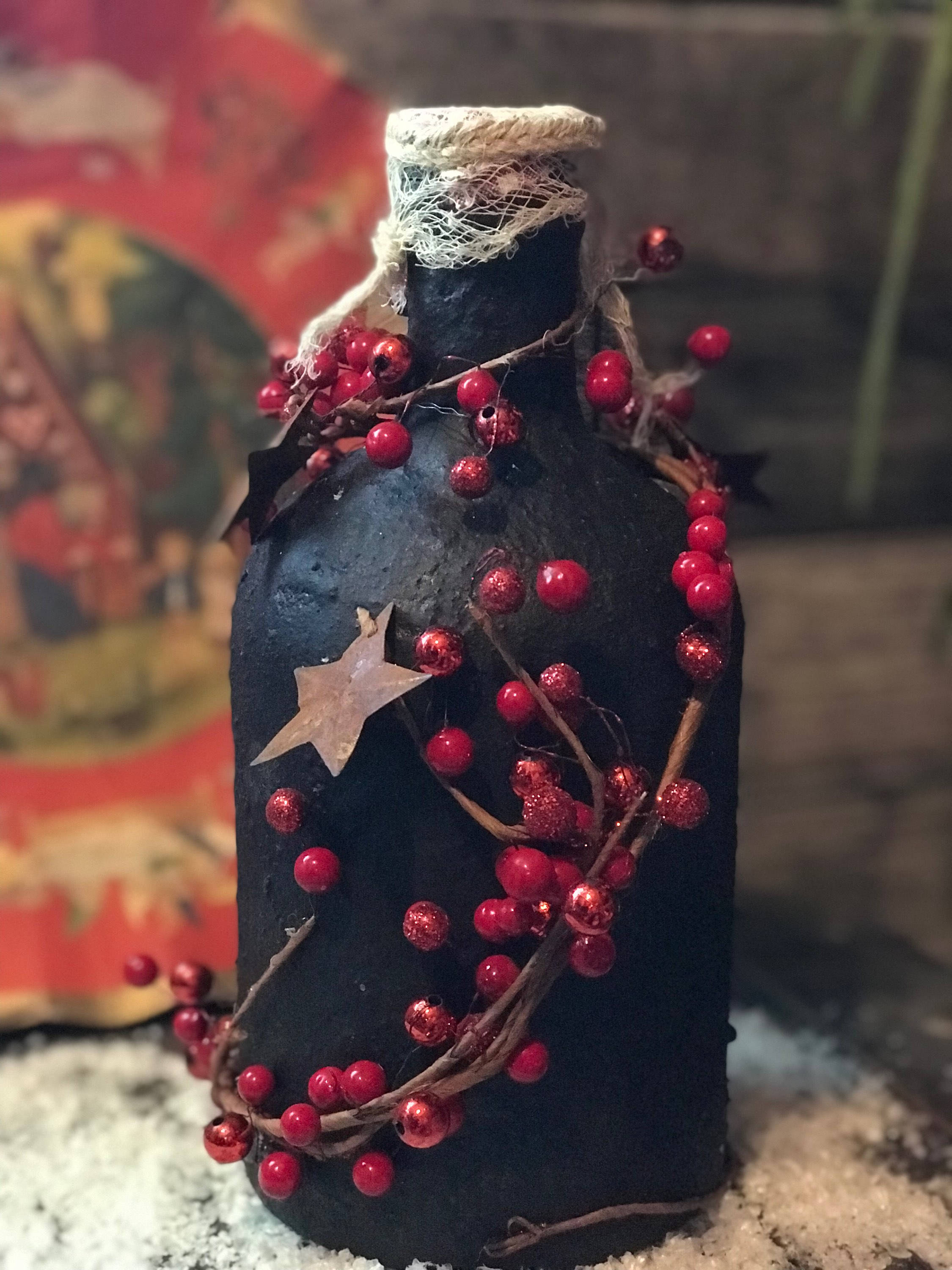 Yule Christmas Tomten Yule Goat Jug, Decorative Jug, Primitive ...