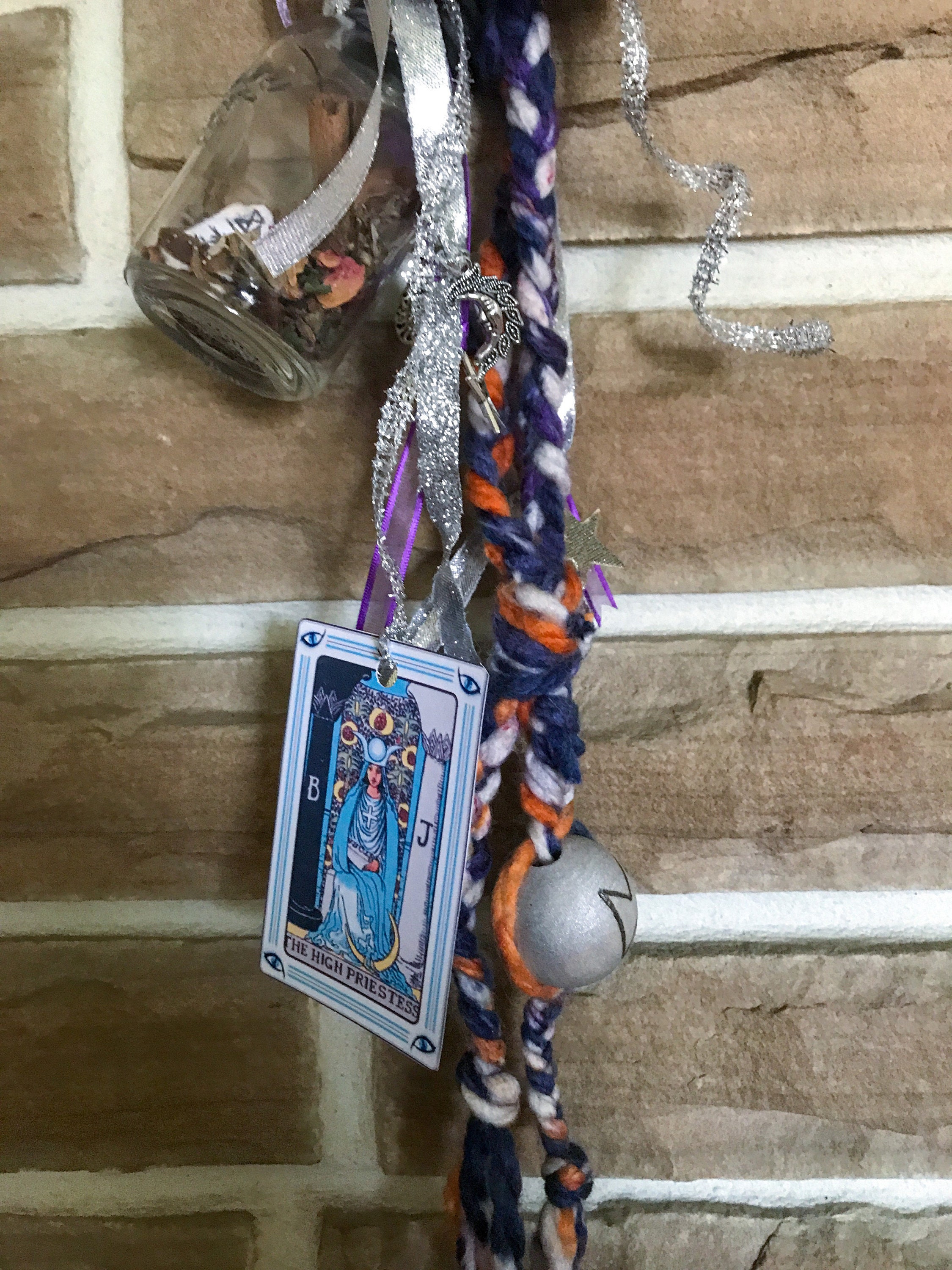 Psychic Spell Cord, Witch ladder cord for Psychism