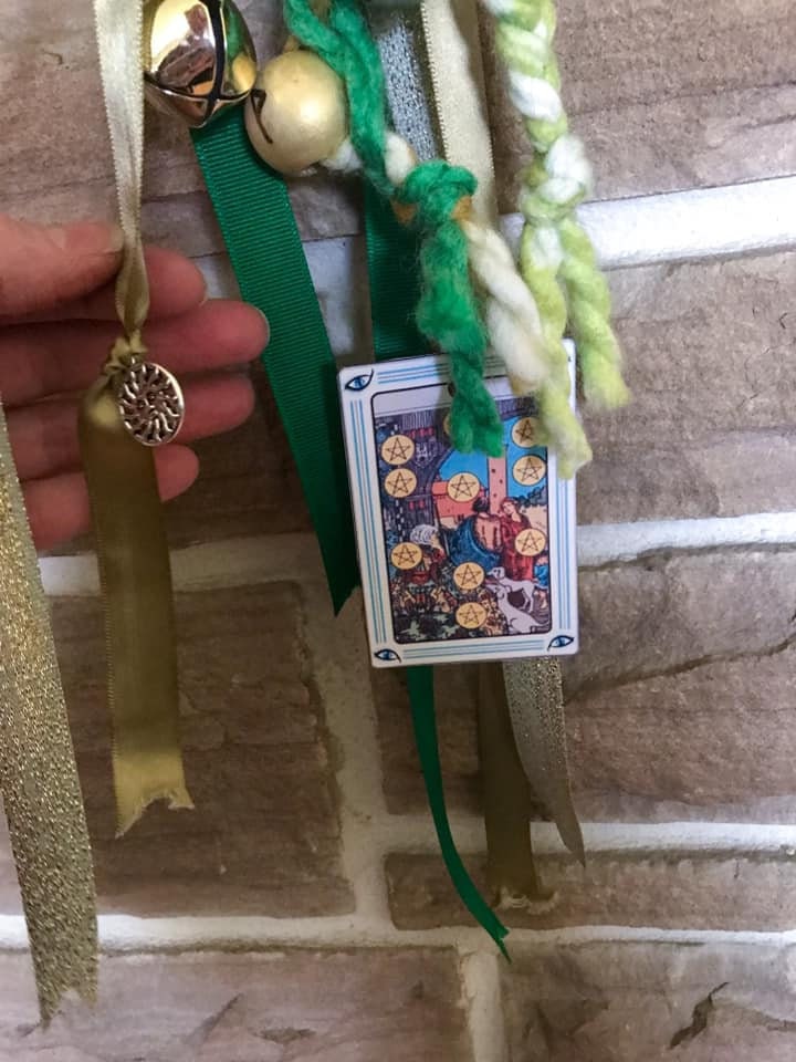 Prosperity Spell Cord, Witch ladder cord for Prosperity