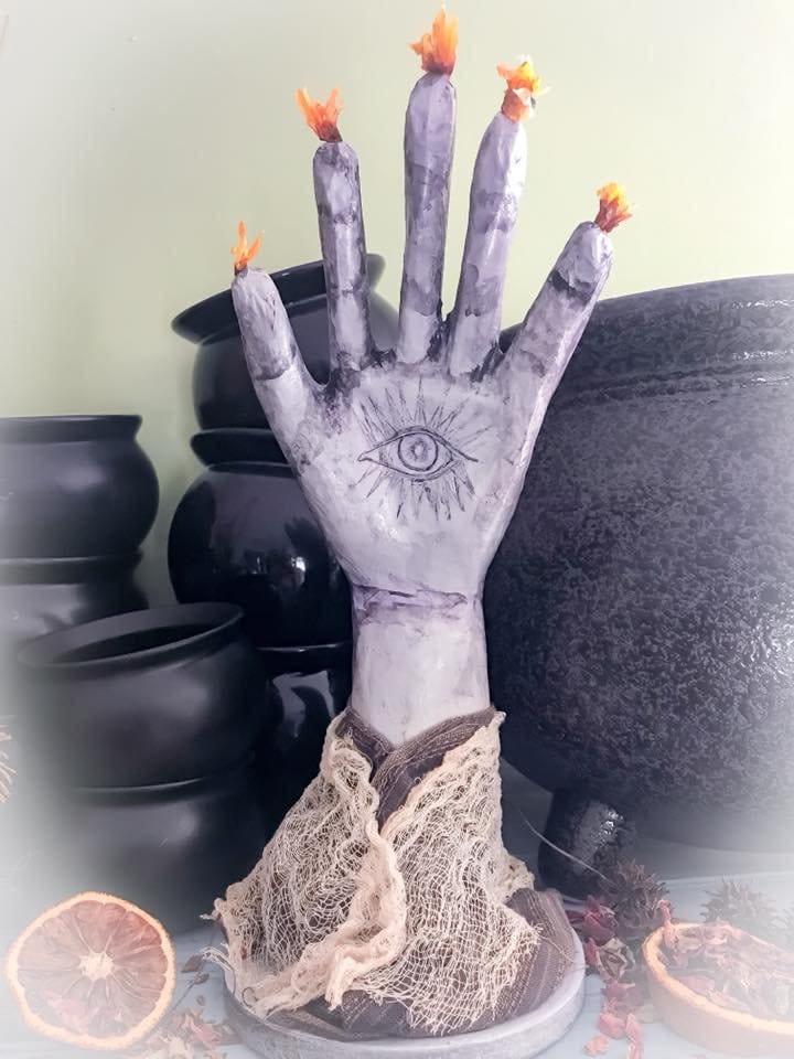 Magical Eye in Hand,Romantic Mystical Decor,Primitive Decorative ...