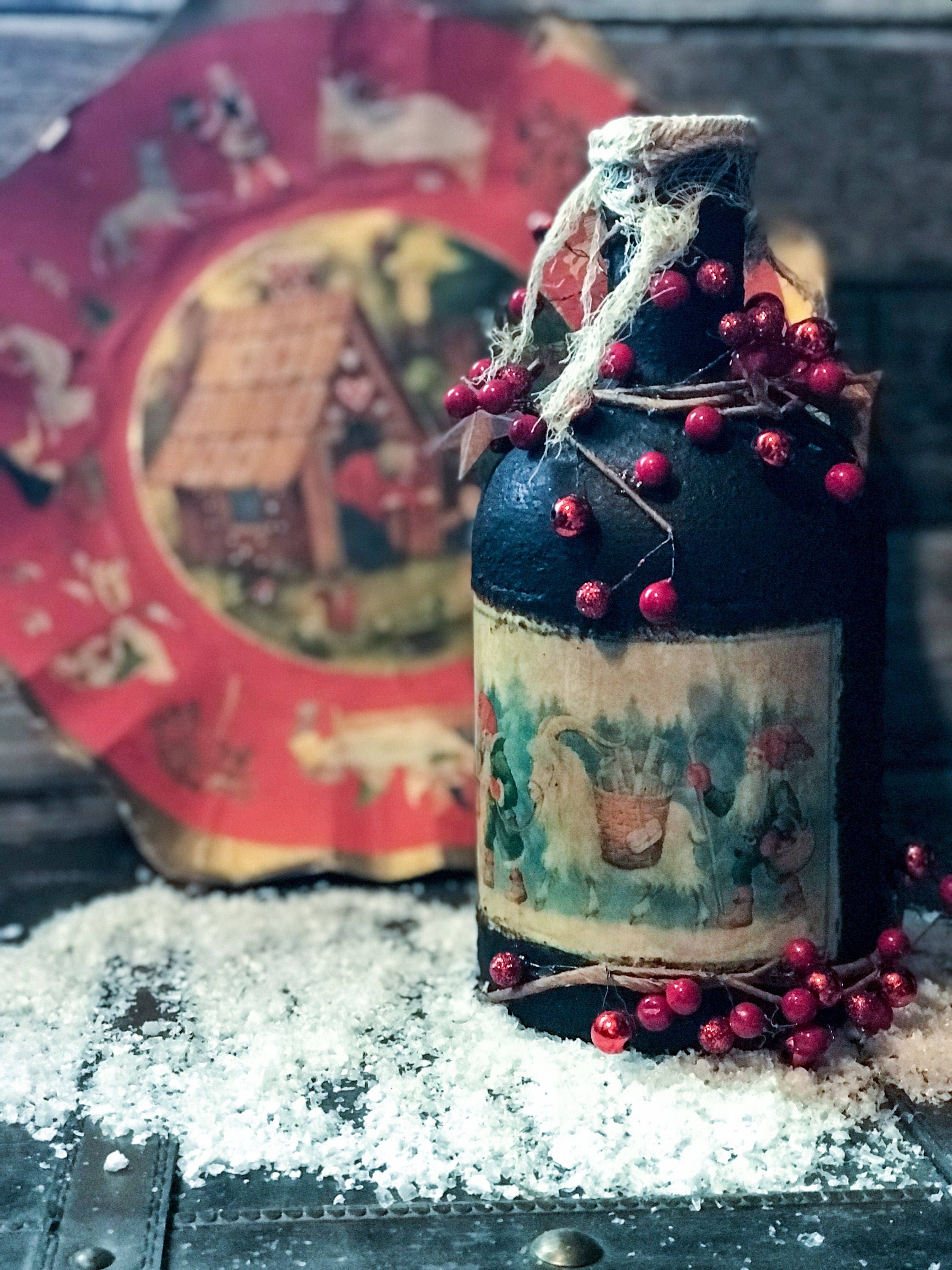Yule Christmas Tomten Yule Goat Jug, Decorative Jug, Primitive ...