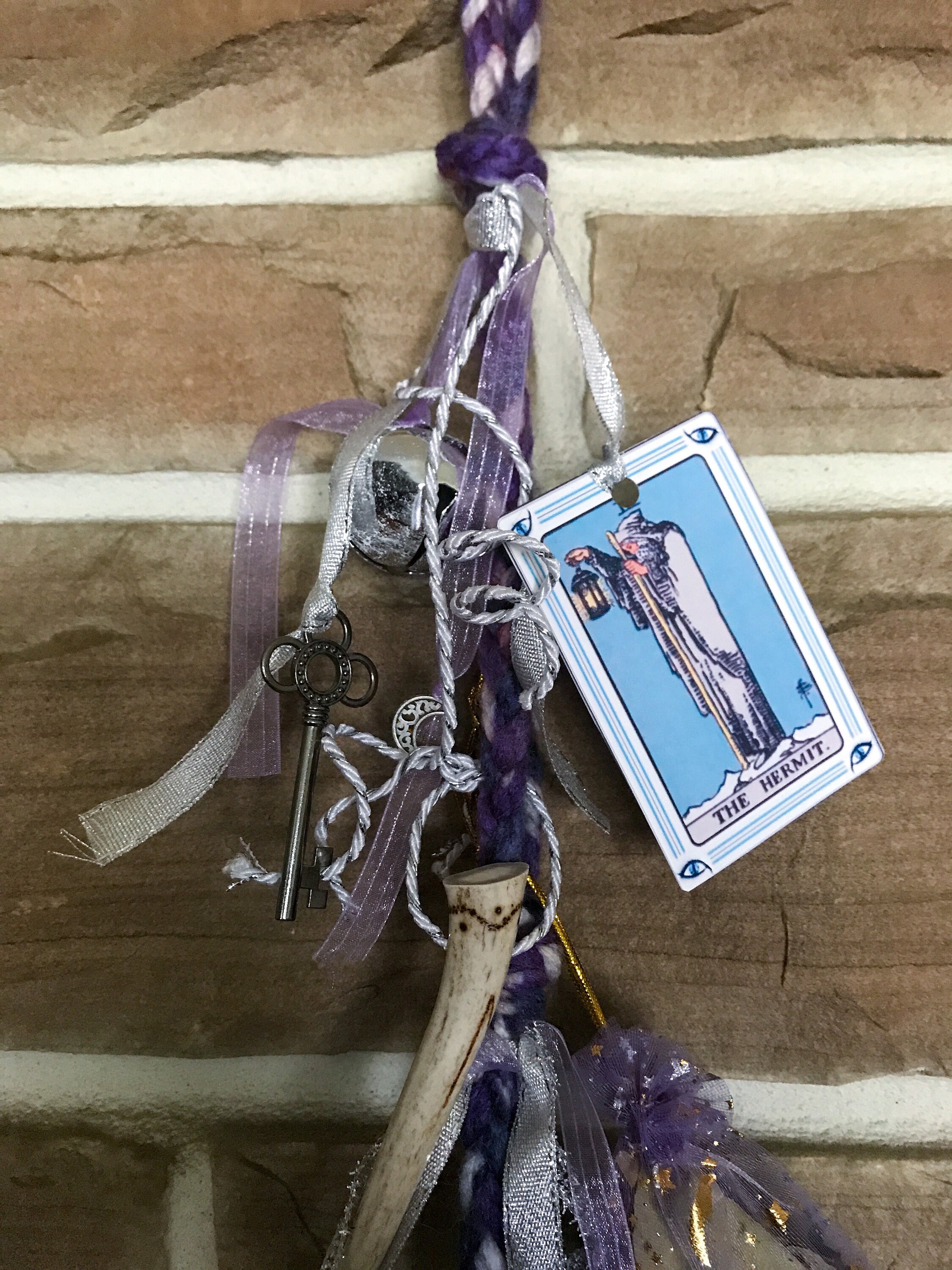 Psychic Spell Cord, Witch ladder cord for Psychism