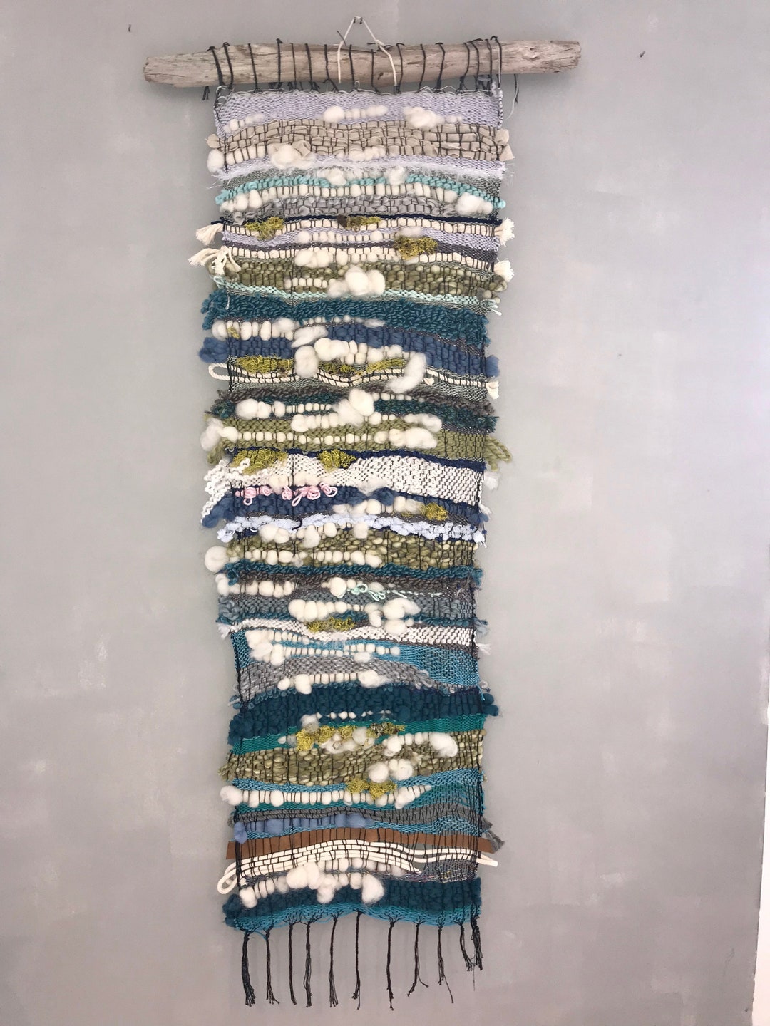 Nature-inspired Weaving/textured Woven Wall Hanging/tapestry/boho Art ...
