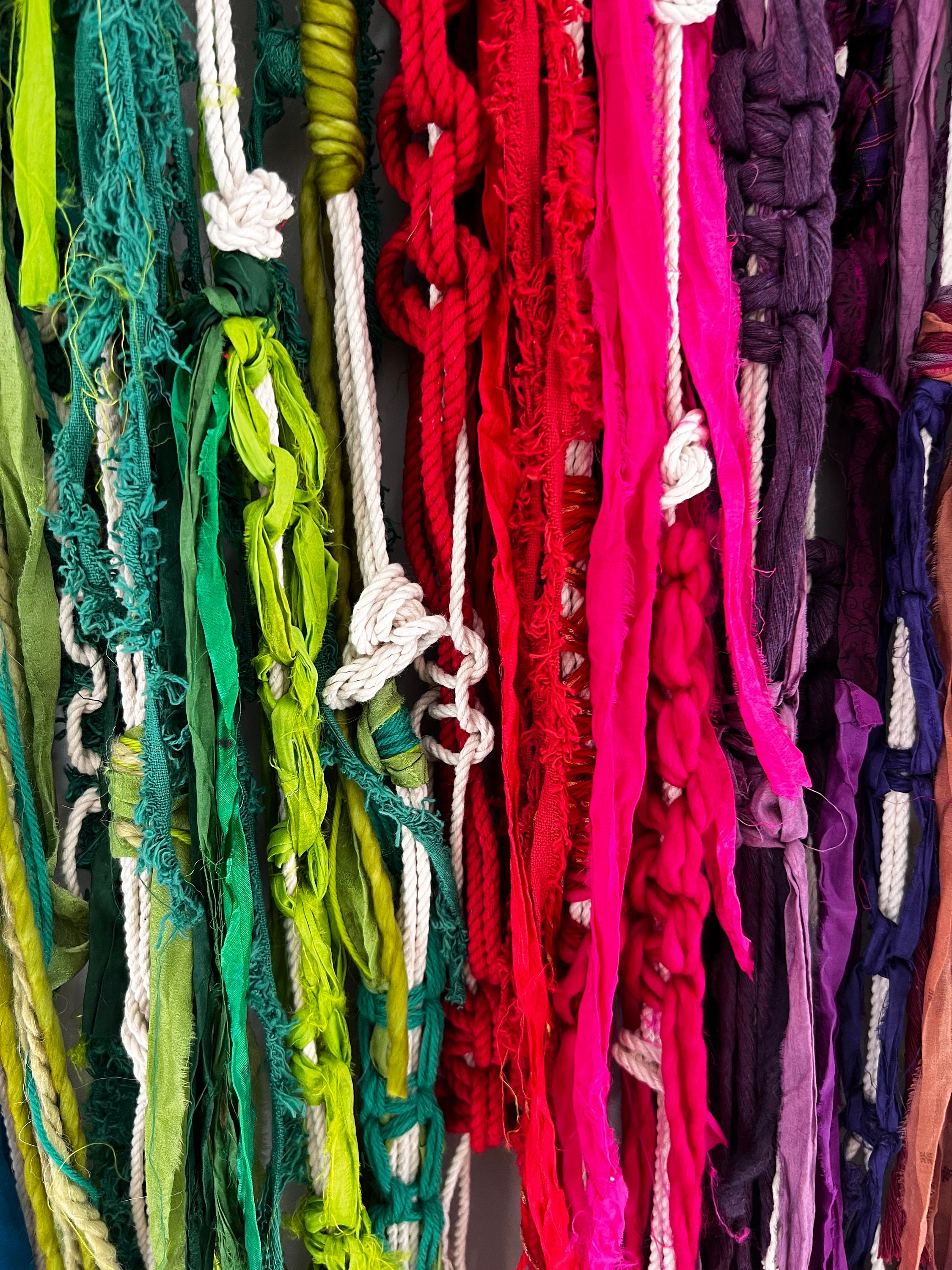 Chakra Weaving: Large Rainbow Woven Wall Hanging for Healing Spaces - Etsy