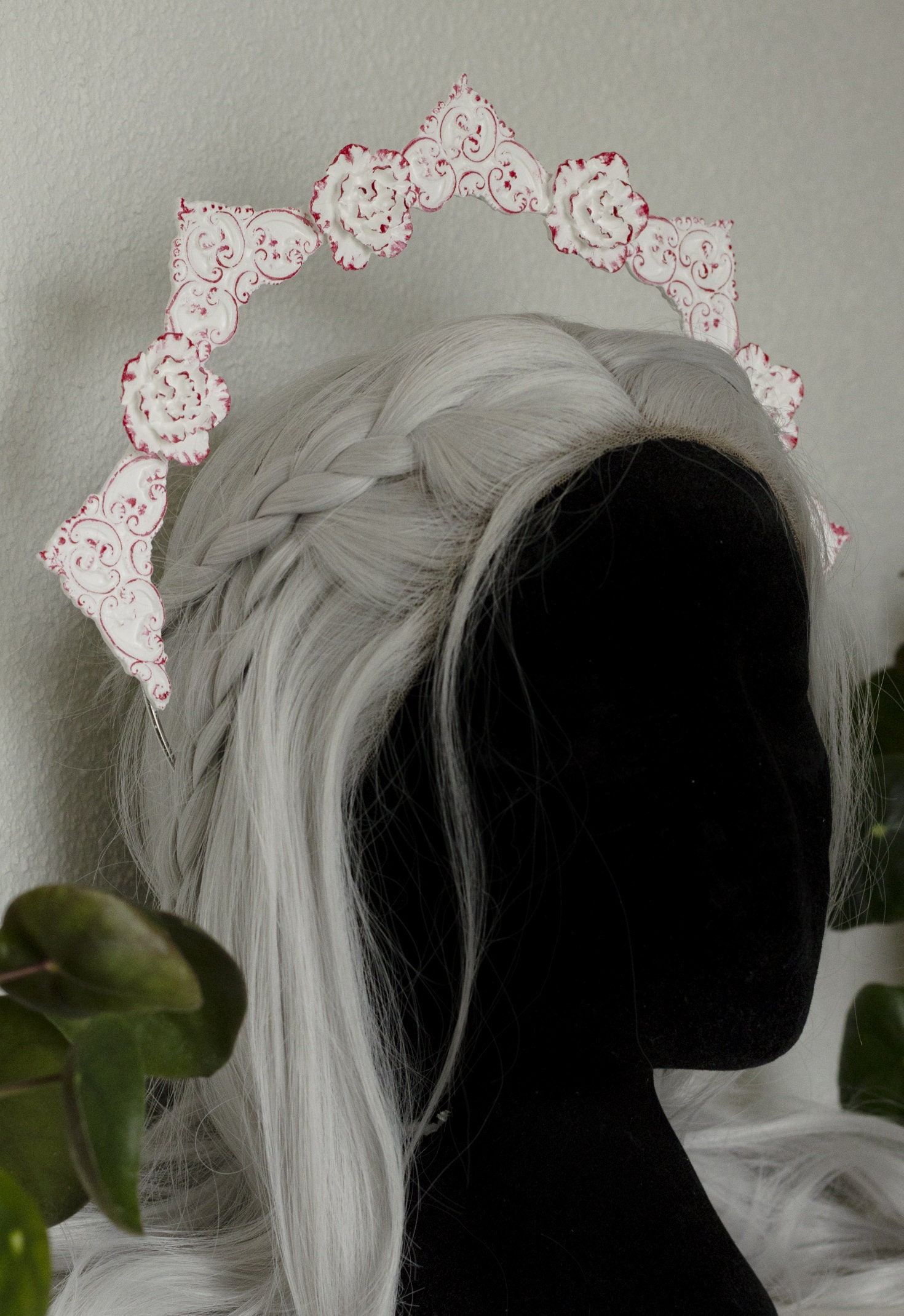 The Pale Elf, Astarion Inspired Gothic Ornate Halo Crown Baroque ...
