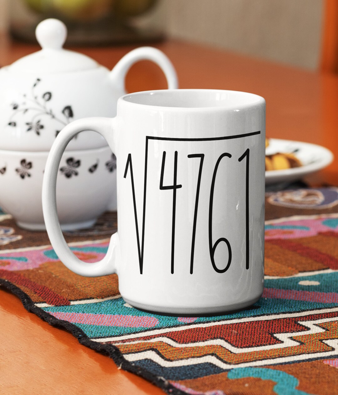 Square Root 4761 sae Funn Collection Mug Adult Humor Mug Gift Mug ...