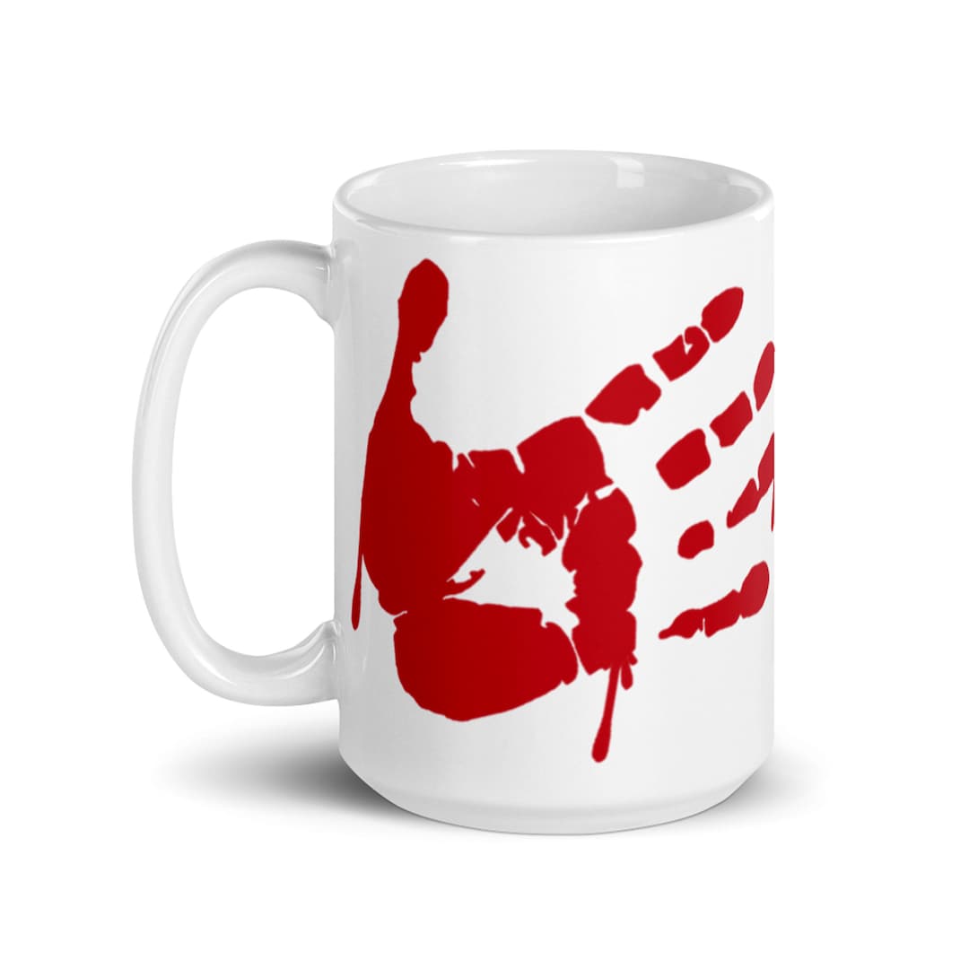 Horror Movie Mug Bloody Hands Coffee/cocoa Mug Coffee Mug Bloody Gift ...