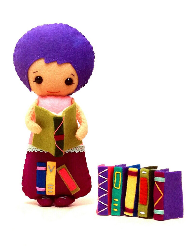 Felt Book Pattern. Needle Book Pattern. Felt Miniature - Etsy