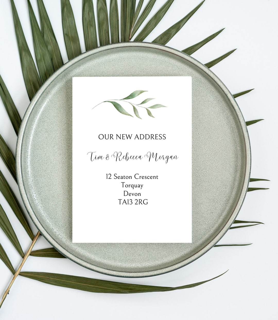 Personalised New Address Cards With Envelopes,we've Moved House,change ...