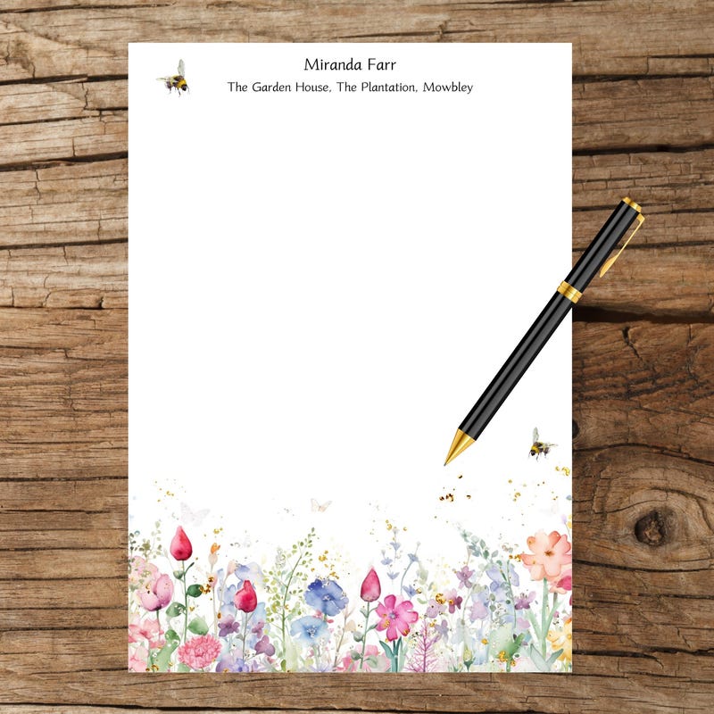 Headed Note Paper - Etsy UK
