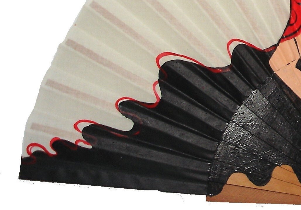 Flamenco Woman Spain, Spain Fan, Hand Painted Fan, Free Shipping ...