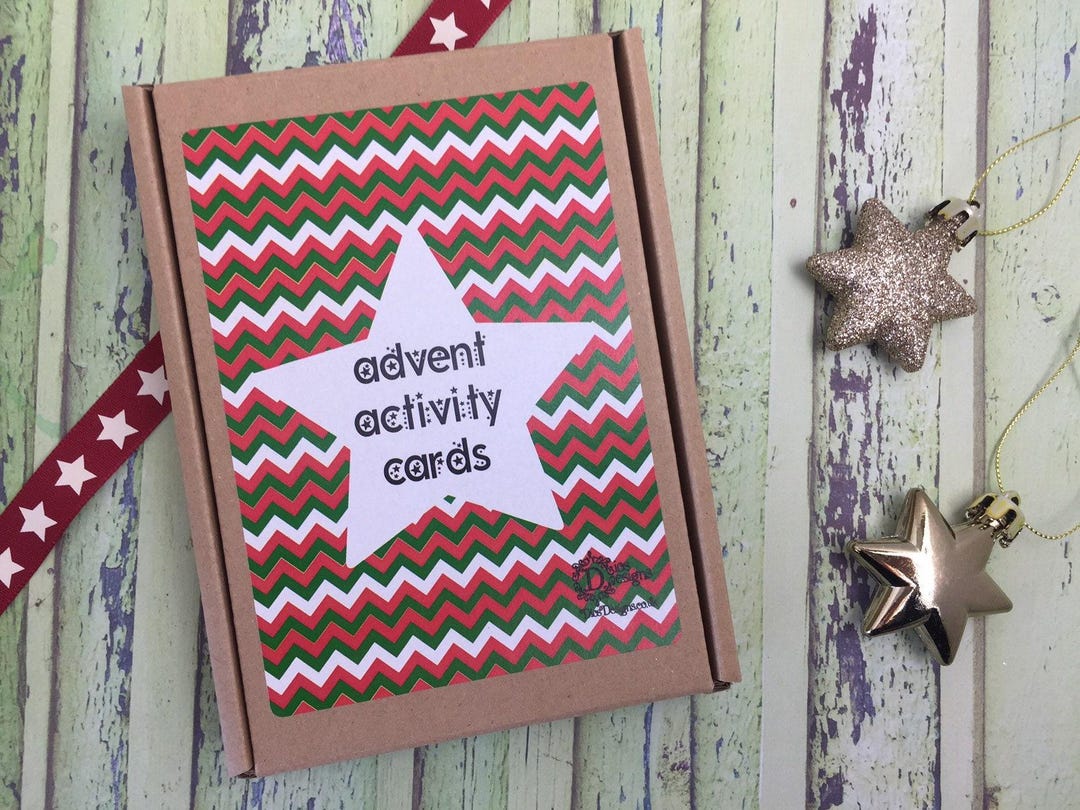 Advent Activity Cards for Kids, Childrens Xmas Activities Cards, Childs ...