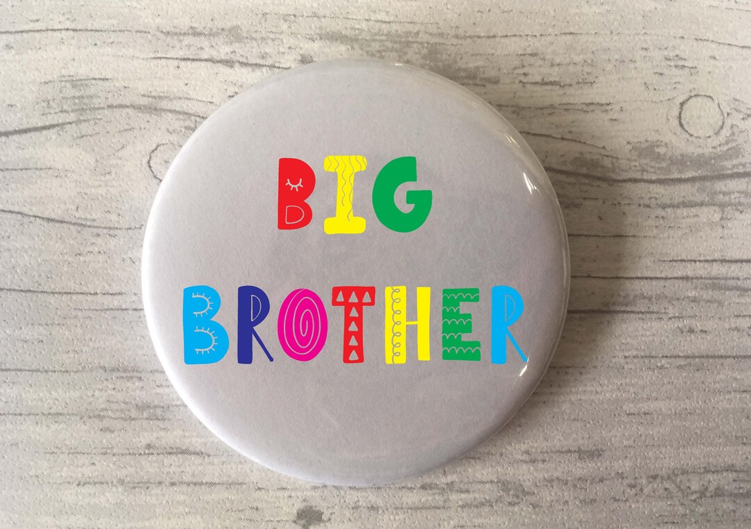 Big Brother Badge, Big Sister Badge, Sibling Pregnancy Announcement ...