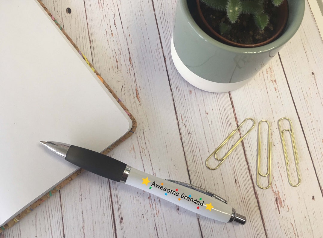Awesome Grandad Pen / Father's Day Grandpa Gift / - Etsy
