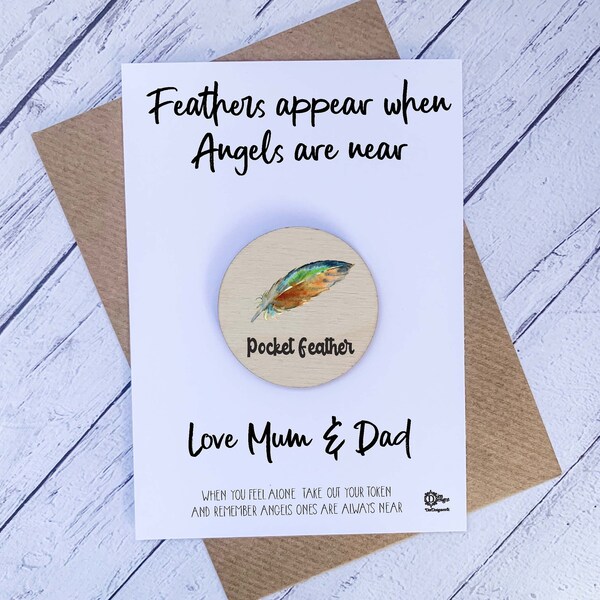 Wooden Memorial Token - Etsy