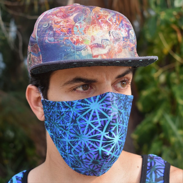 Psychedelic Mask - Etsy