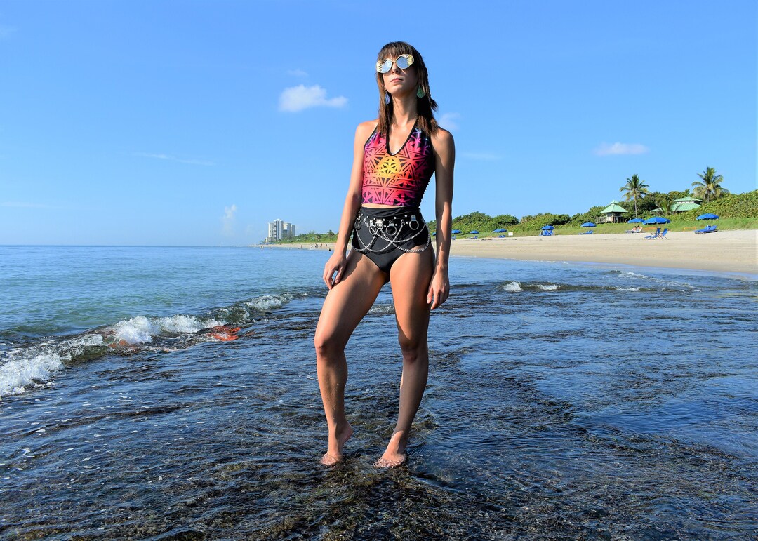 Sunrise Star Crop Top: Psychedelic Top Rave Crop Top Festival Top Rave ...