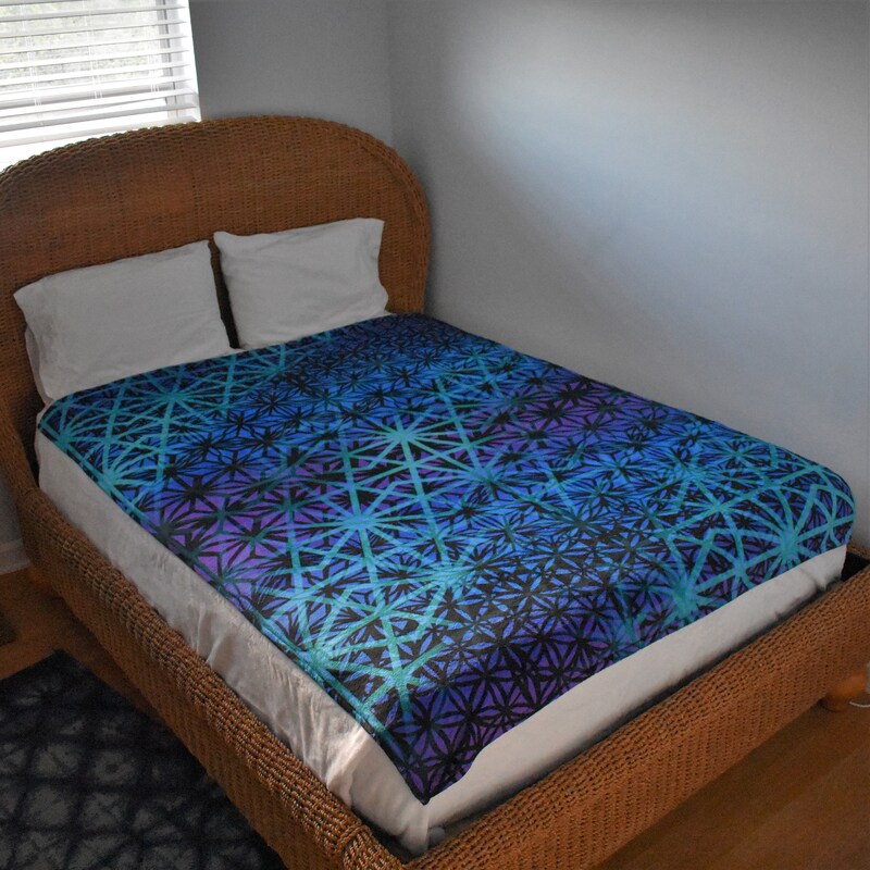 Geometric Blanket - Etsy