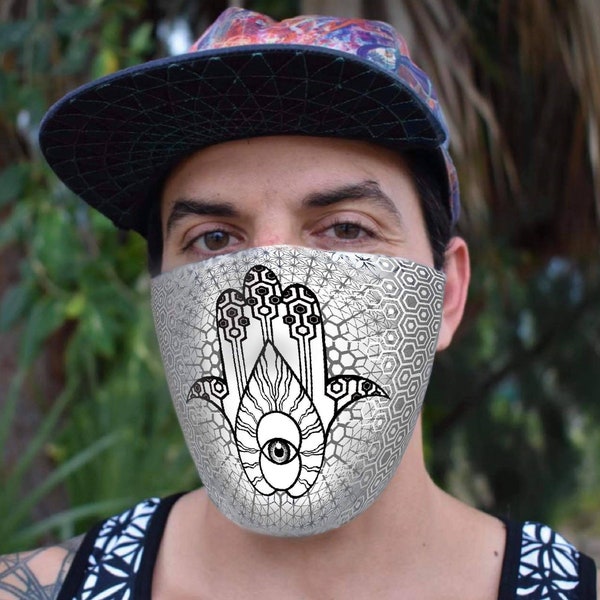 Trippy Face Mask - Etsy